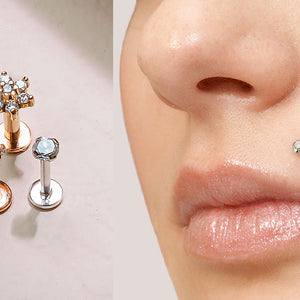 Fine Diamond Lip Rings, Labrets & Studs | FreshTrends