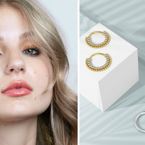 Septum Clickers & 14K Gold Septum Jewelry | FreshTrends