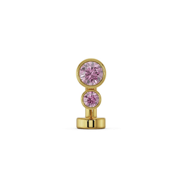 Bubble Bezel Gemstone Floating Navel Ring – FreshTrends
