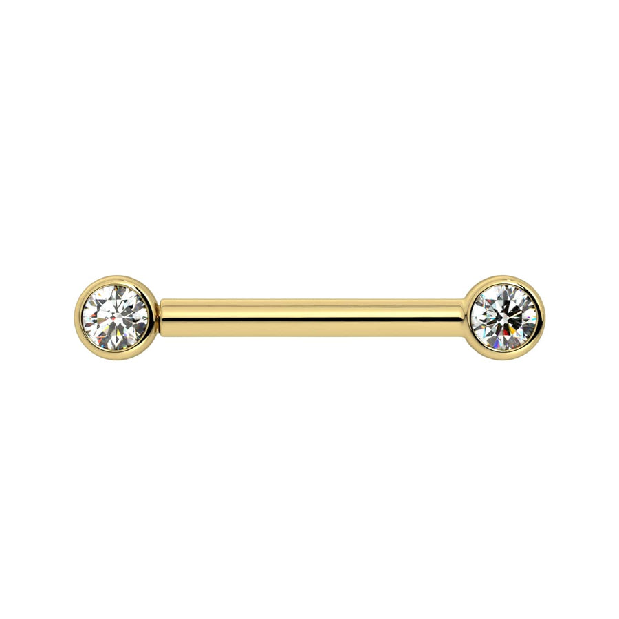 Explore Premium 14K Gold Straight Barbells | FreshTrends