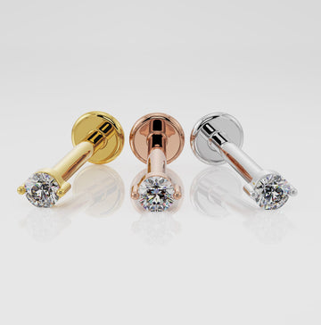 Fine Diamond Lip Rings, Labrets & Studs | FreshTrends