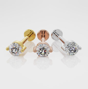 Fine Diamond Lip Rings, Labrets & Studs | FreshTrends