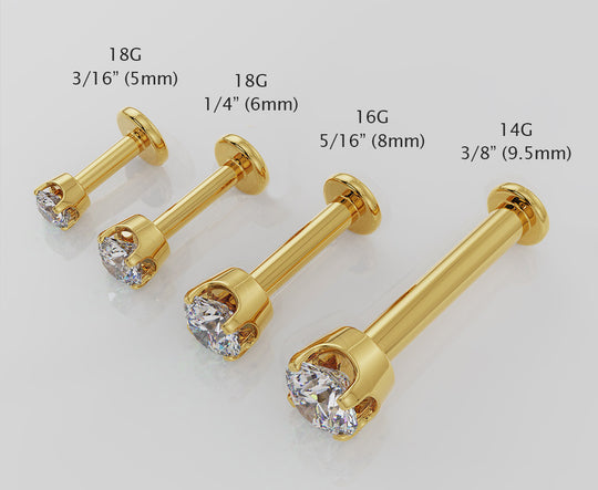 Body Piercing Size Guide | FreshTrends
