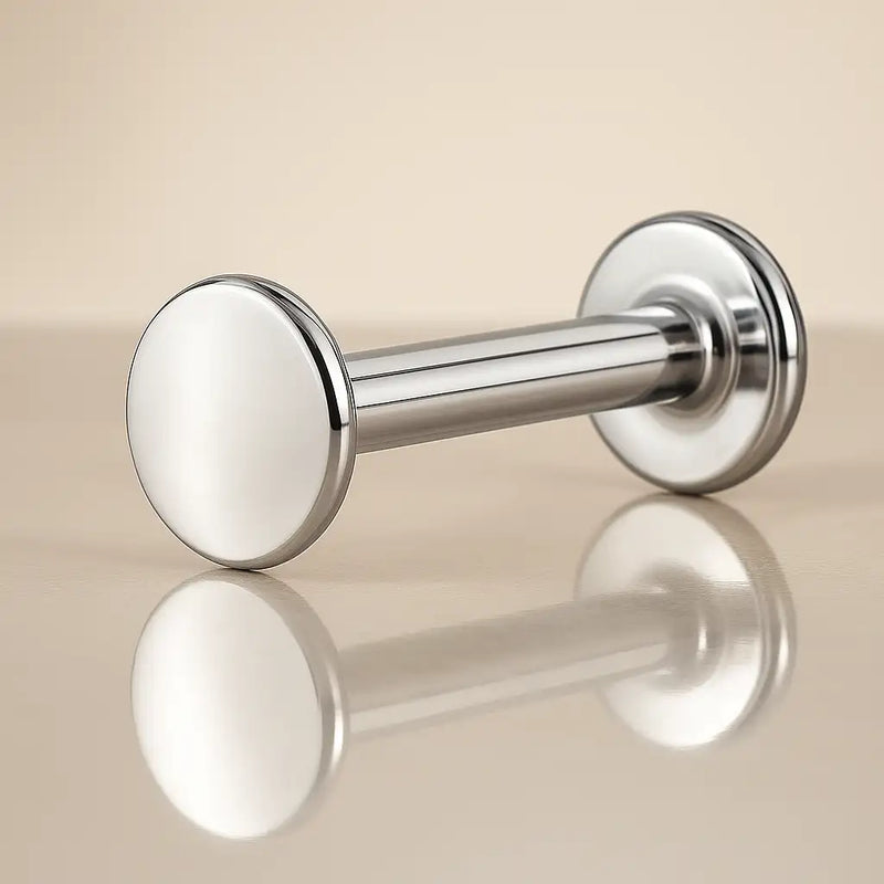 4mm Disc Flat Back Stud | 14K Gold Labret – FreshTrends