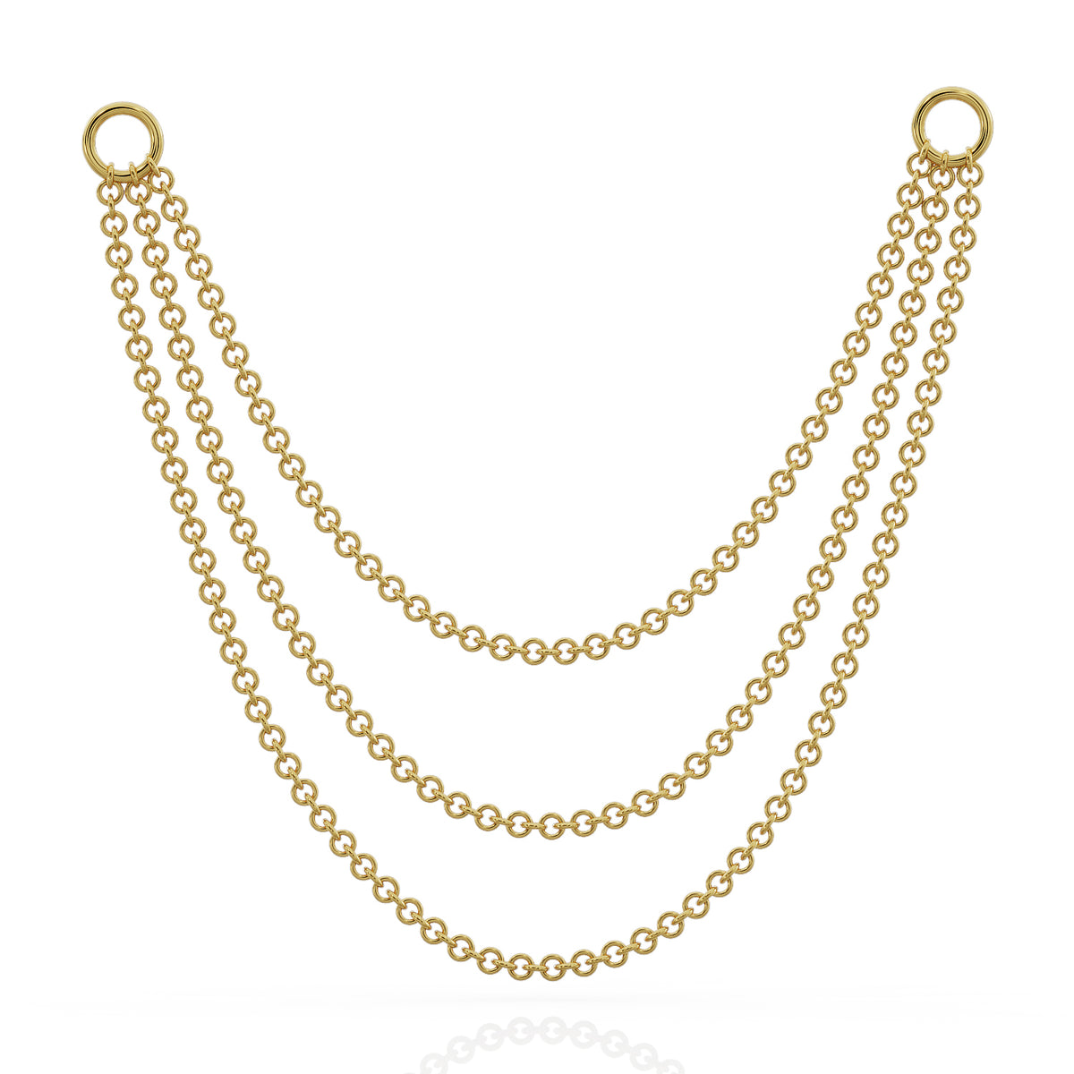 Three Link Chain Piercing Jewelry Add-on Accessory – FreshTrends