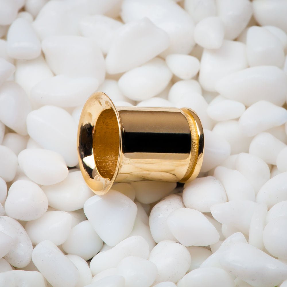 Single Flare Tunnel 14k Gold Plugs – FreshTrends